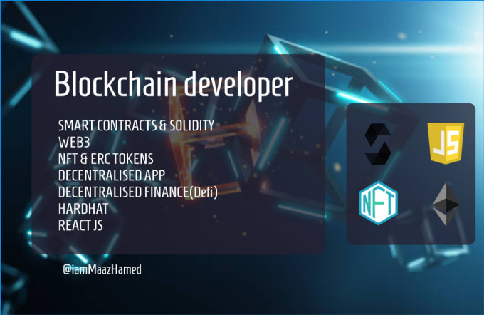 Build your blockchain dapp, dao, defi, erc tokens by Maazhamed | Fiverr Build your blockchain dapp, dao, defi, erc tokens by Maazhamed | Fiverr