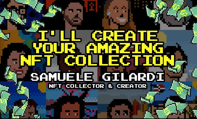 Create nft pixel art collection by Samuelegilardi | Fiverr