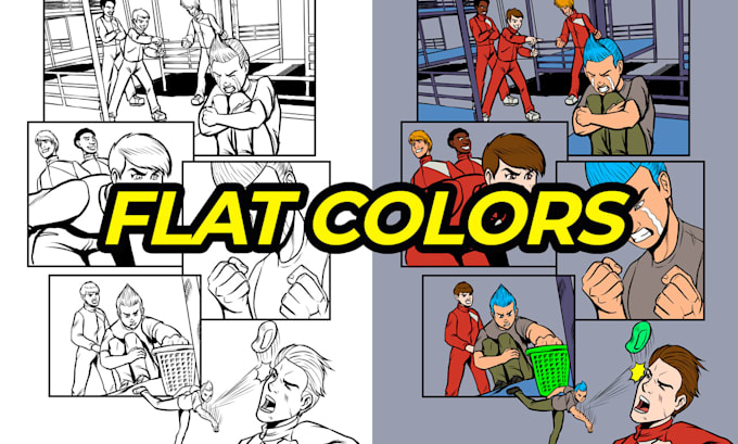 Make the color for your comics by Wilustrador | Fiverr