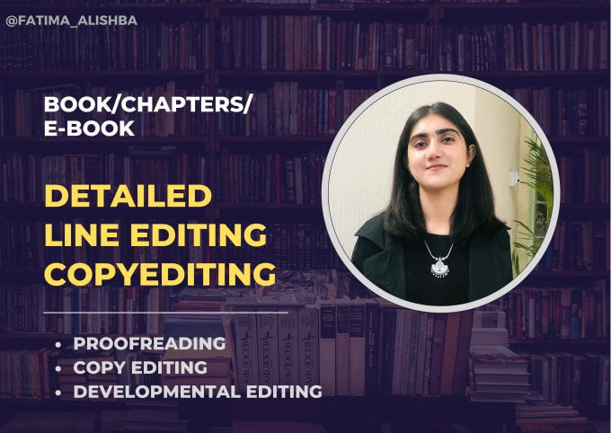 Copyedit and line edit chapters, books, and ebooks by Fatima_alishba ...