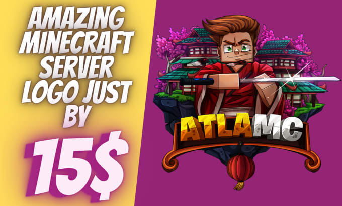 Create Minecraft Server Logo And Server Icon By Josephart803 Fiverr