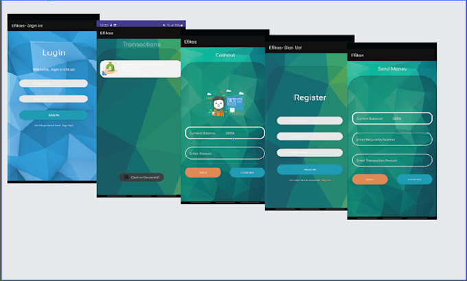 Do unique ui ux mobile app design for android and ios by Rafi679 | Fiverr