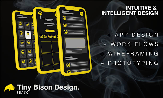 Create wireframes to prototype ui ux designs for your app by Nickhexter | Fiverr