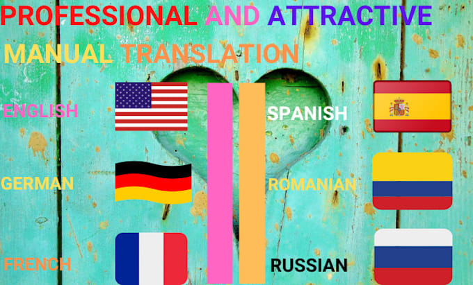 Professionally translate in english,german, french, romanian,russian ...