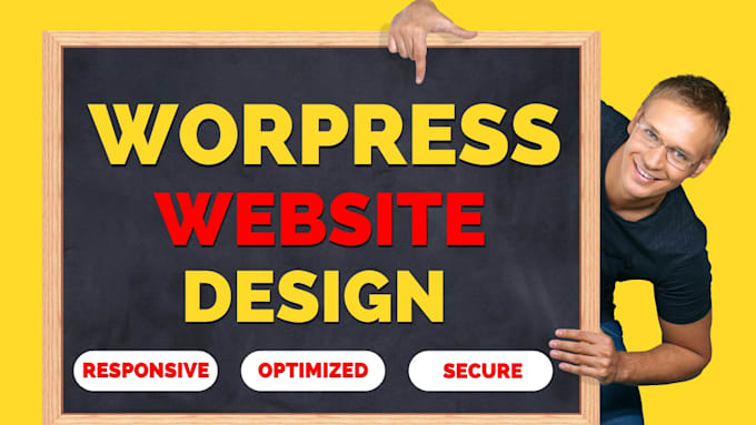 Design a mobile responsive and modern wordpress website by I ...