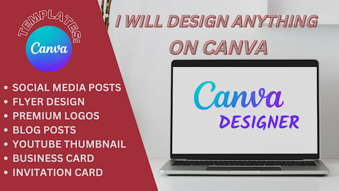 Design anything creative on canva by Khadija_ali53 | Fiverr