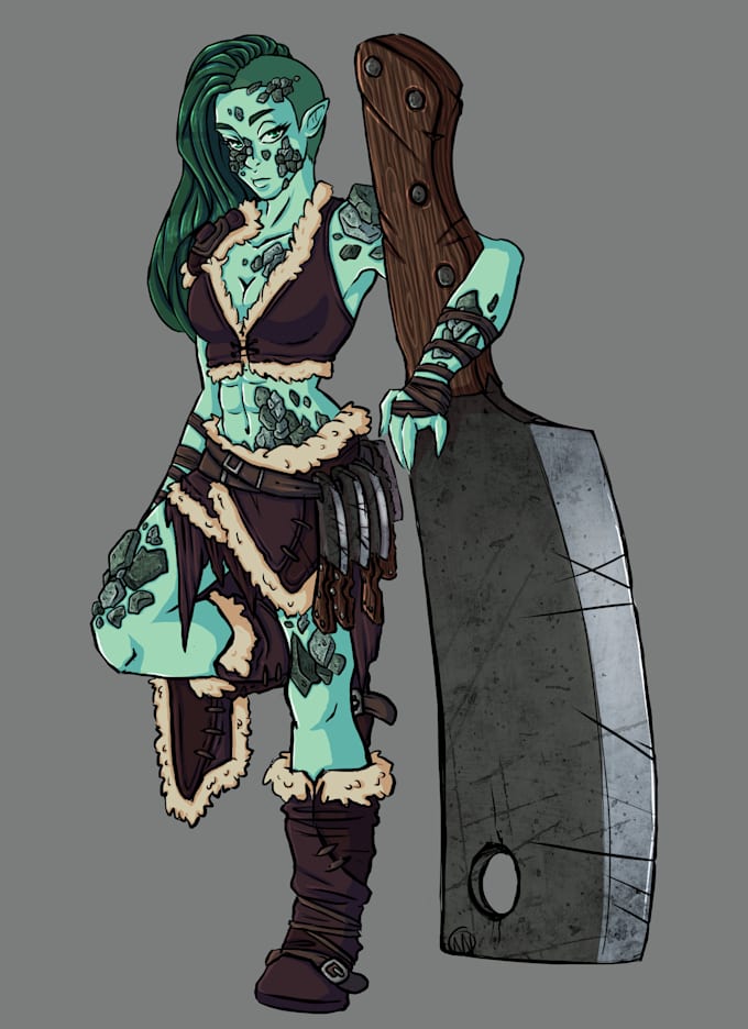 Create a character concept design for you by Torielana | Fiverr