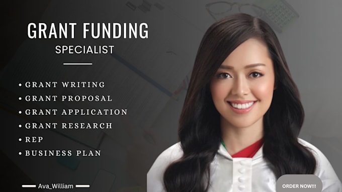 Write your grant proposal by Ava_williams19 | Fiverr