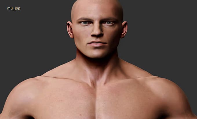 Do 3d character modeling, 3d cgi character, and 3d metahuman character ...