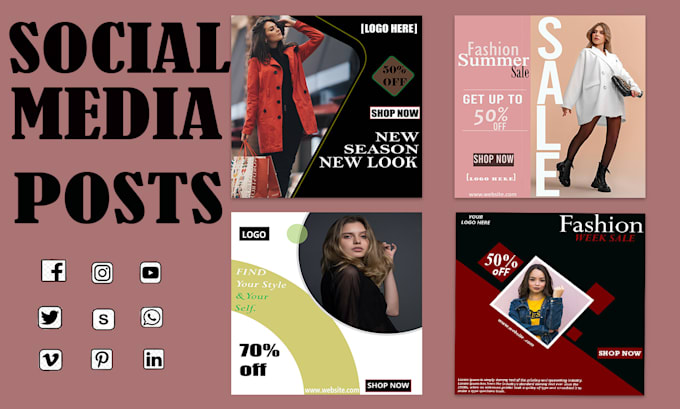 Design professional social media post design by Oshnaarif | Fiverr