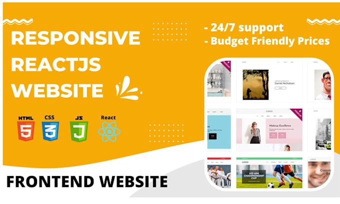Develop Responsive Frontend React Js Website In Css Bootstrap Javascript By Shifaturnovel Fiverr