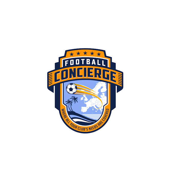 Design powerful smart clean football concierge logo for football brand ...