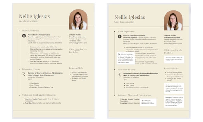 Create simple cvs for you by Alokalakshan | Fiverr