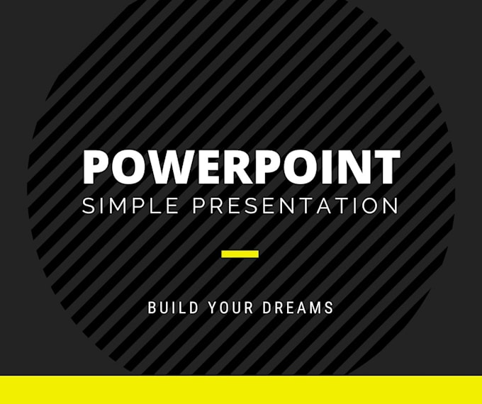 Design simple powerpoint presentation slides and business templates by ...