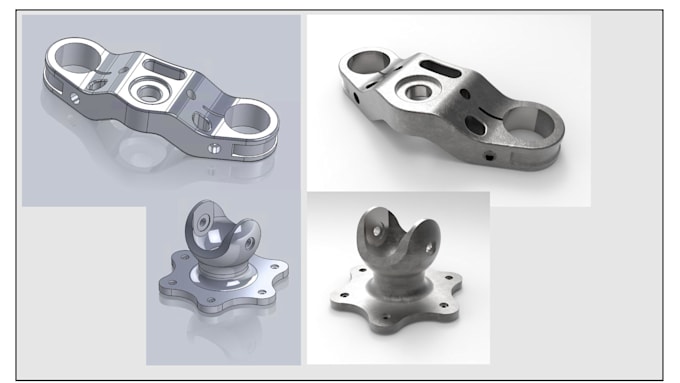 3d design of mechanical component and 3d modeling by Josefenoglio | Fiverr