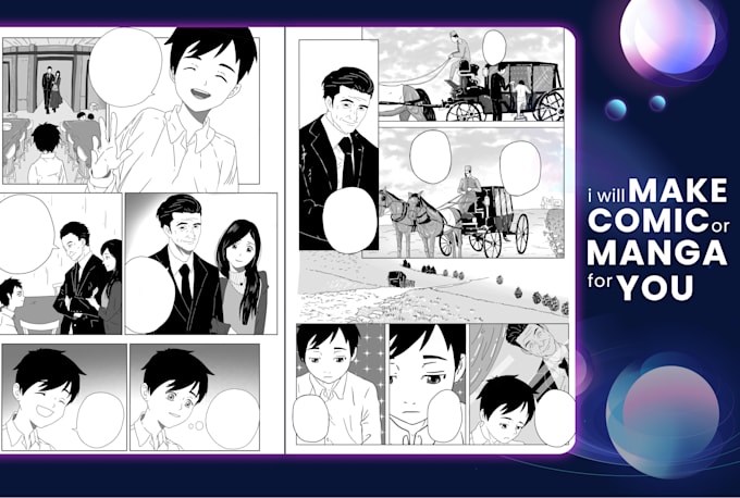 Create manga , comic page for your own script by Simokuun | Fiverr