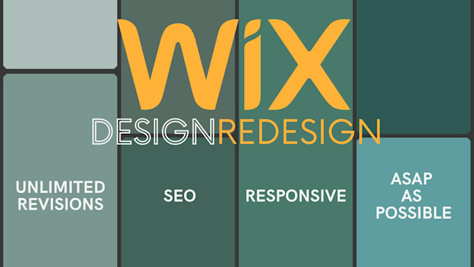 Design and redesign your wix responsive website by Hipstercrab | Fiverr