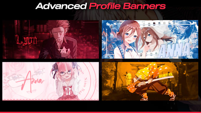 Design discord profile banner with best animation and effects by Shad0w ...