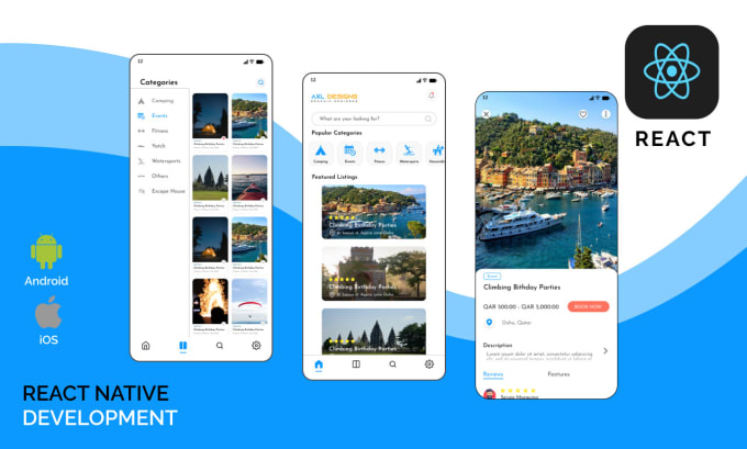 Develop Android And Ios Mobile App Using React Native By Axlbj18 Fiverr