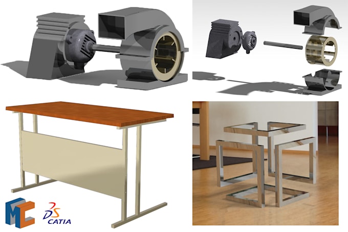 Provide 3d cad models, simulation, and illustration by Metacad | Fiverr