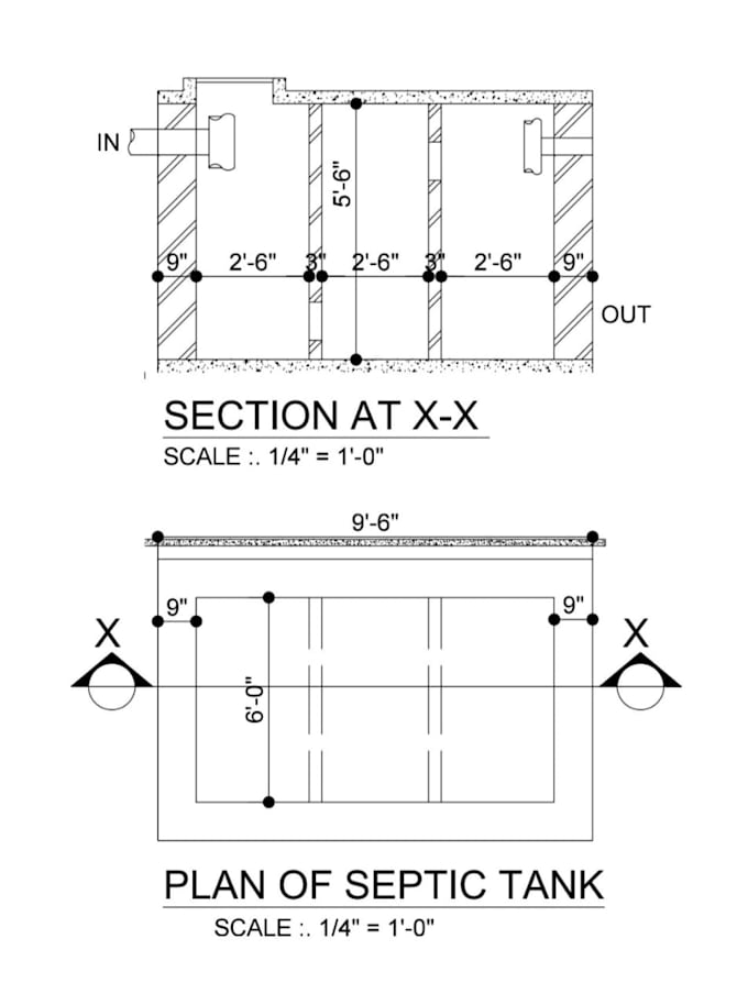 Make 2d overhead and underground watertank by Malikumair812 | Fiverr