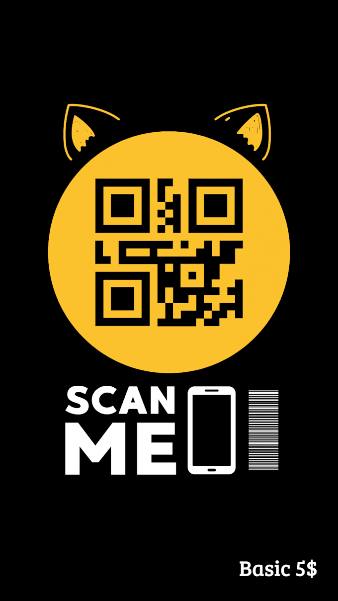 Make a simple qr code and qr code design by Catsins | Fiverr