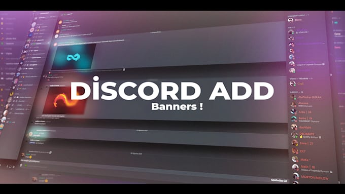 Do amazing discord add banners by Emir_sydro | Fiverr