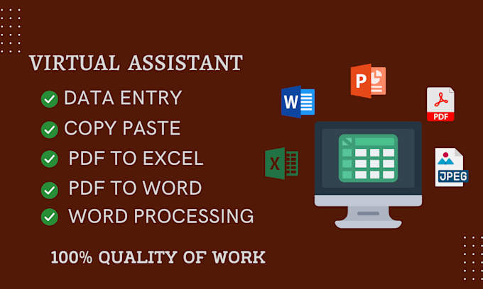 Do excel data entry, copy paste and word processing by Mariammarfani ...