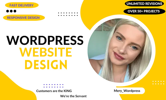 Create your personal portfolio website, business portfolio by Mery ...