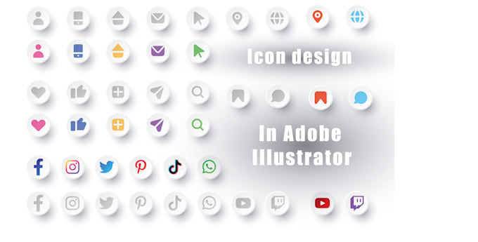 Design modern custom vector icons in 24 hours by Alighraphic | Fiverr