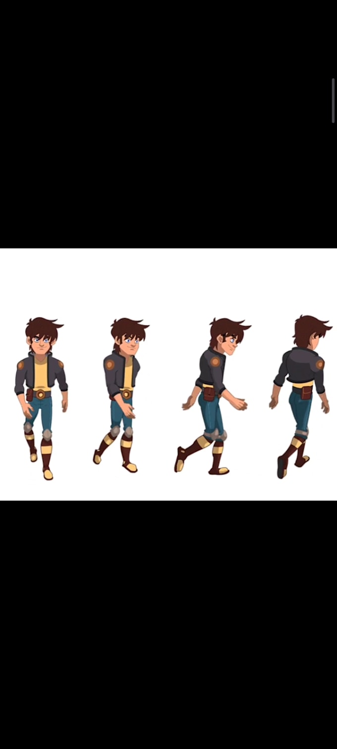 Animate walking character 2d and gif nft by Luuluns | Fiverr