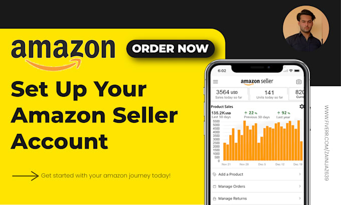 Set up an amazon seller account for you by Zainijaz639 | Fiverr