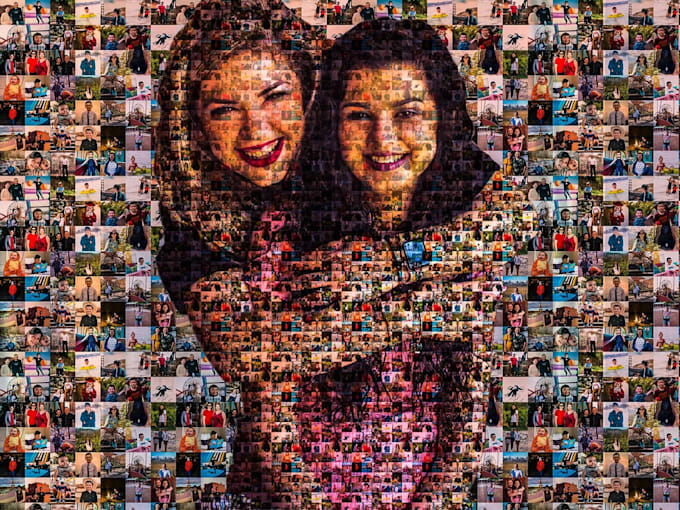 Make a stunishing mosaic portrait for your occasion by Epicmosaic | Fiverr