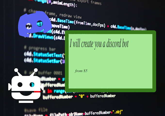 Program you a discord bot by Edoigtrd | Fiverr