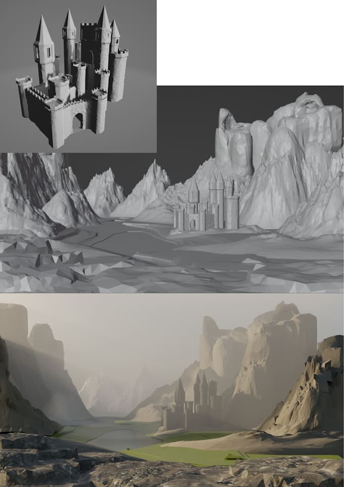 Simple low poly 3d models by Mayuri1997 | Fiverr