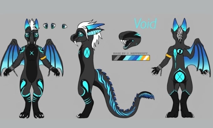 Draw anthro furry fursona furry reference sheet furry character furry ...