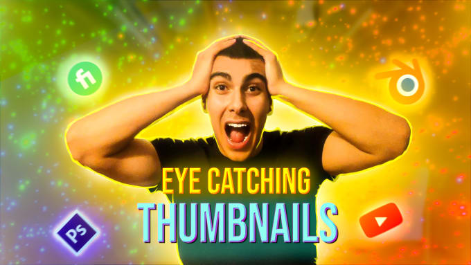 Design the ideal eye catching thumbnail for your video by Panjox | Fiverr