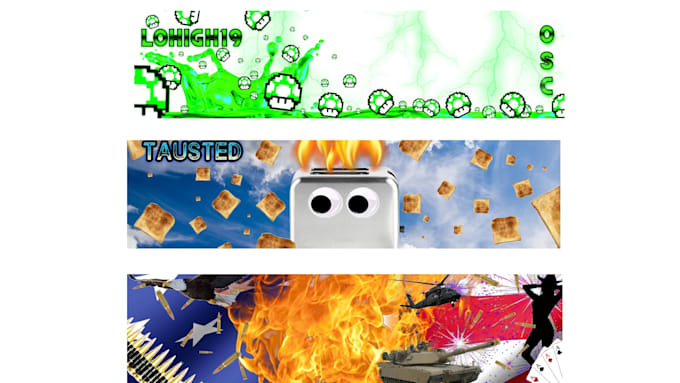 Create a custom banner for your twitch profile by Omaelite | Fiverr
