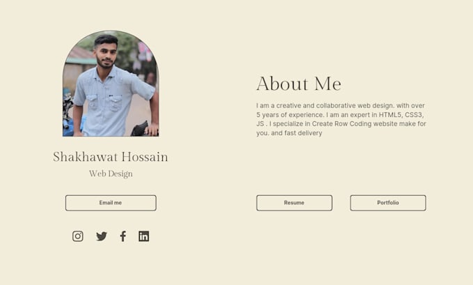 Design Html Coding Websites By Shakhawatsobuj Fiverr