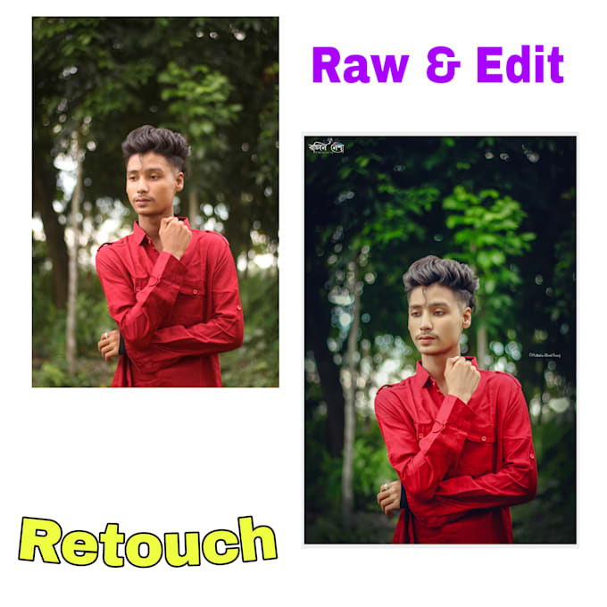 Face retouching colour effect filter edit by Muttakinahmed11 | Fiverr