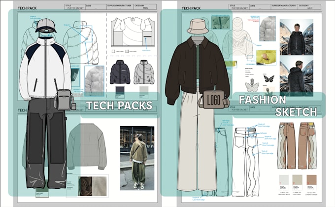 Make fashion technical drawings and professional tech packs by Serra6 ...