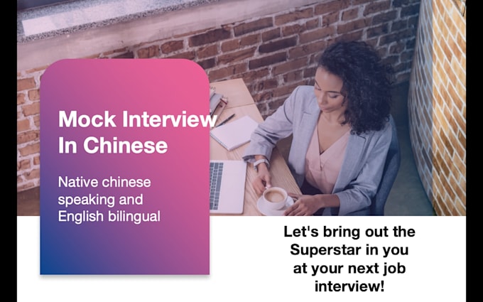 Do mock interview in chinese with coaching by Kahlenneow | Fiverr