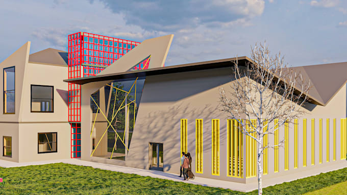 Create 3d model and rendering, architecture project by Archhahmad | Fiverr