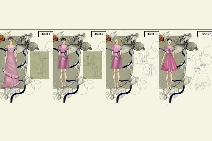 Digitally draw a front and back digital illustration by Ammaranoor ...