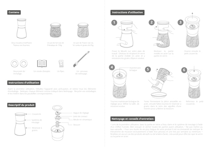 Draw and design step by step product instruction manual and user manual by Pygraphiks | Fiverr