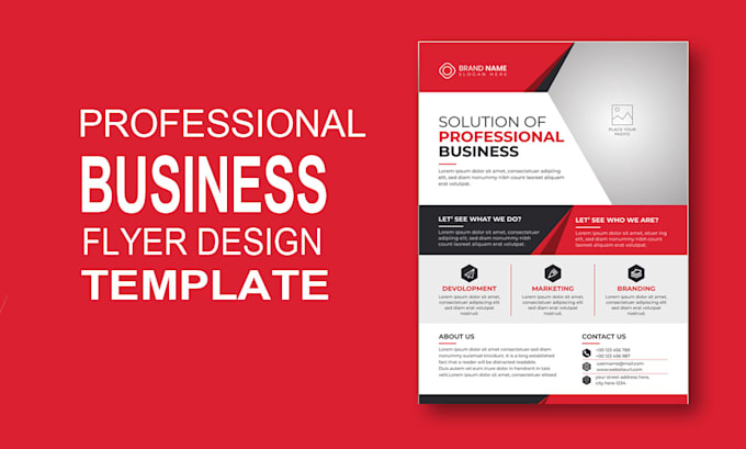 Create a professional business flyer design, banner, advert by ...