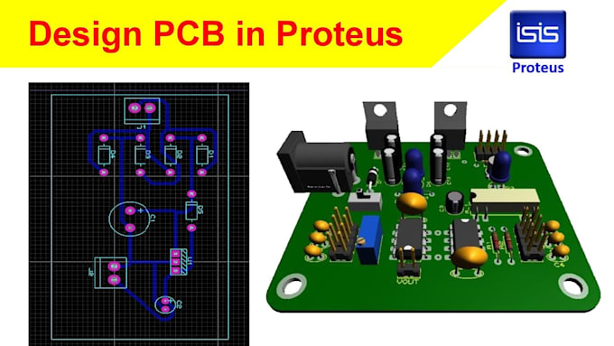 Crear diseño de pcb en eagle y proteus