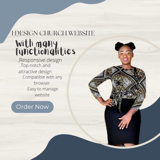 Do church website with livestreaming by Chrissieabel | Fiverr