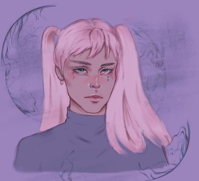 how to draw semi realistic anime style