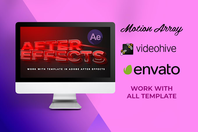 Edited template in adobe after effects by Denlav | Fiverr